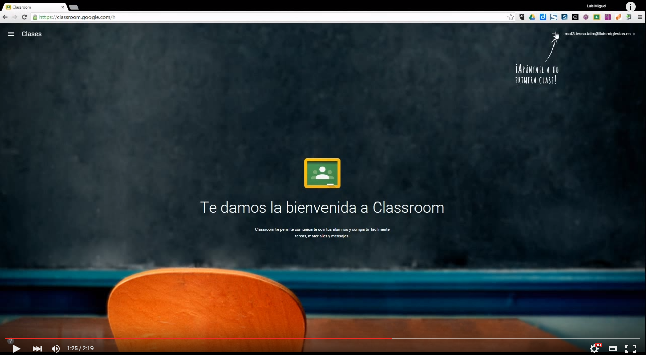 Google Classroom – MatemáTICas: 1,1,2,3,5,8,13,…