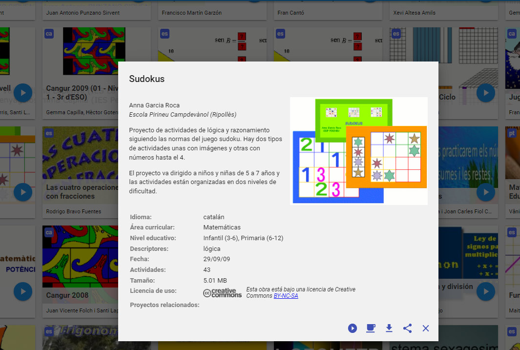 actividad-jclic – MatemáTICas: 1,1,2,3,5,8,13,…